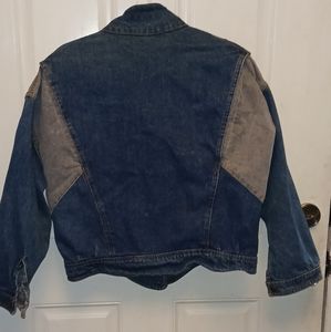 Vintage | Jackets & Coats | Vintage 2 Tone Denim Jacket Sz Lg | Poshmark